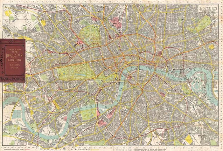 Stunning Free Vintage London Maps To Download - Picture Box Blue