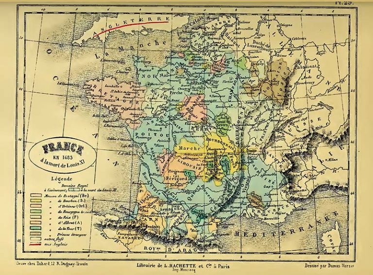 Free Gorgeous Vintage Maps of France - Picture Box Blue