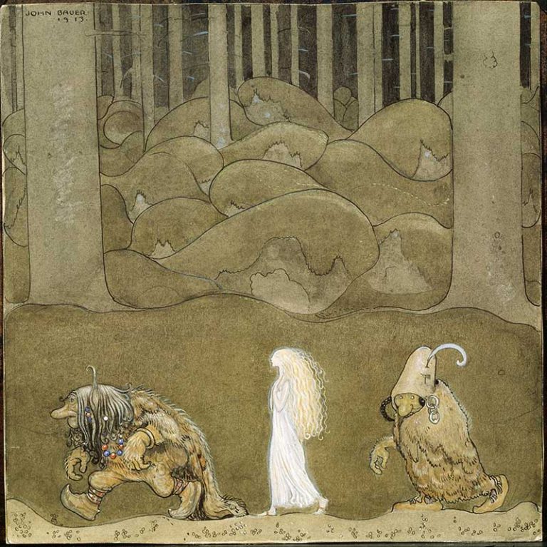 Amazing Free John Bauer Art Prints Of Scandinavian Fairytales - Picture ...