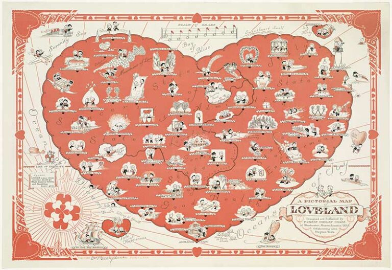 Fun Pictorial Maps of Love and Marriage to print for free - Picture Box ...