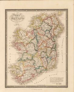 Free Vintage Maps of Ireland to Print - Picture Box Blue
