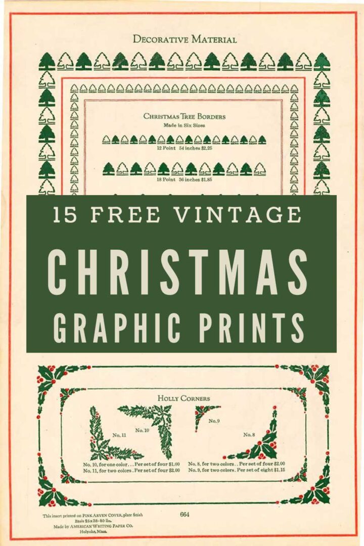 Fun Holiday Decorations from The American Type Founders Catalogue ...