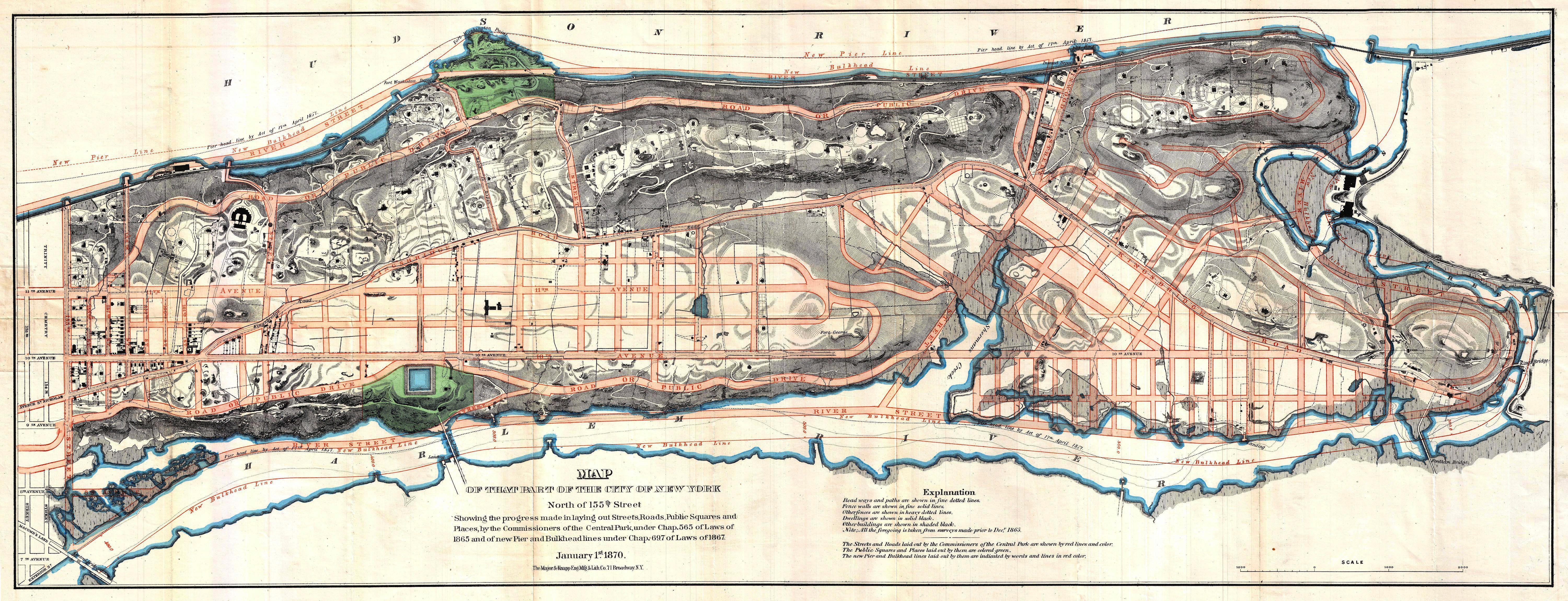 13 Free Vintage New York Maps to Download and Print - Picture Box Blue