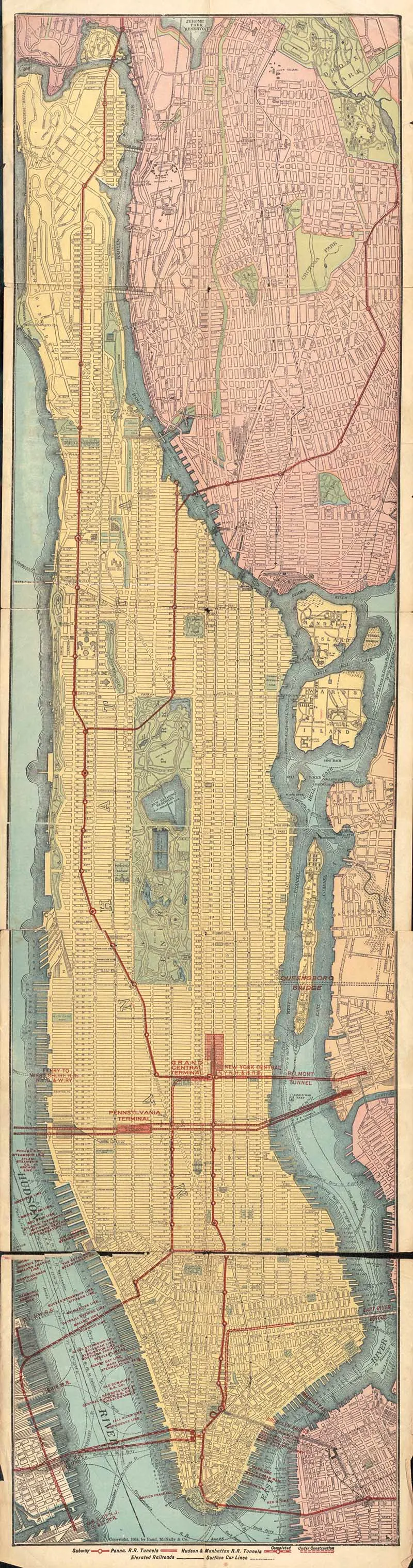 Wonderful Free Vintage New York Maps To Download - Picture Box Blue