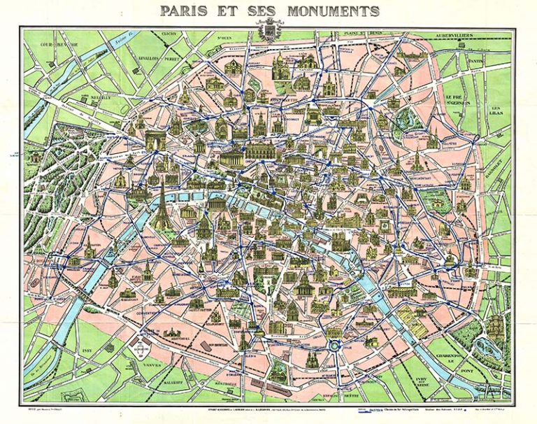 16 Free Old Paris Maps: Uncover the Beauty of Paris - Picture Box Blue