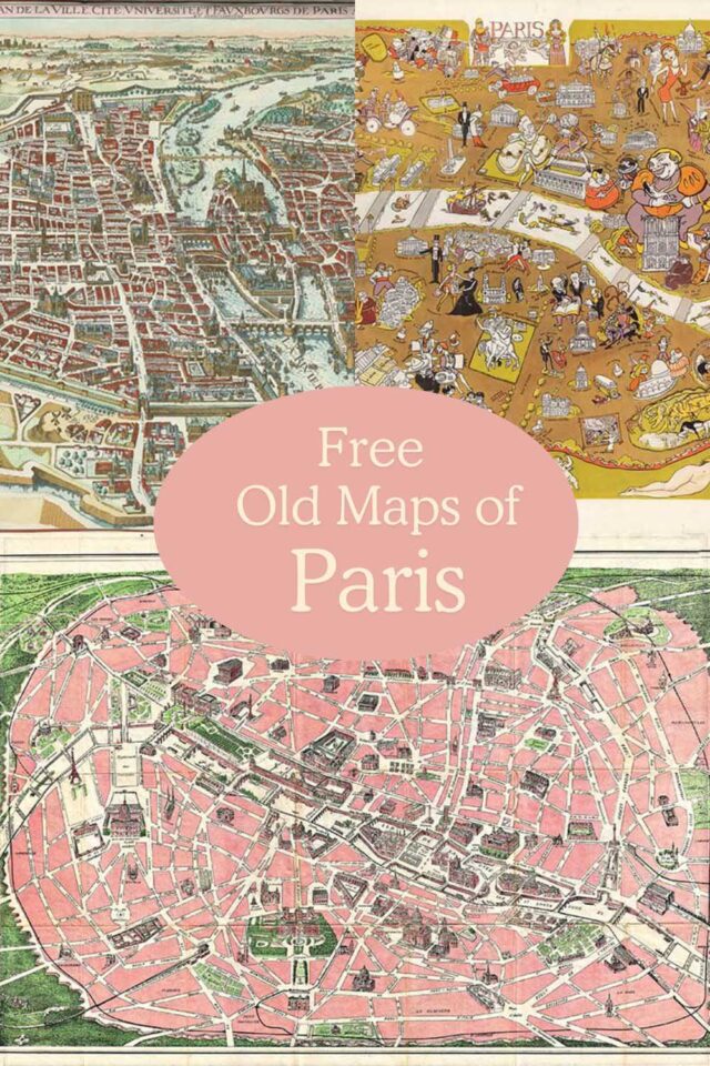 16 Free Old Paris Maps: Uncover the Beauty of Paris - Picture Box Blue