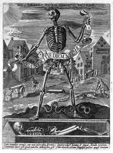 Free Skeleton Prints for Art, Anatomy & Halloween - Picture Box Blue