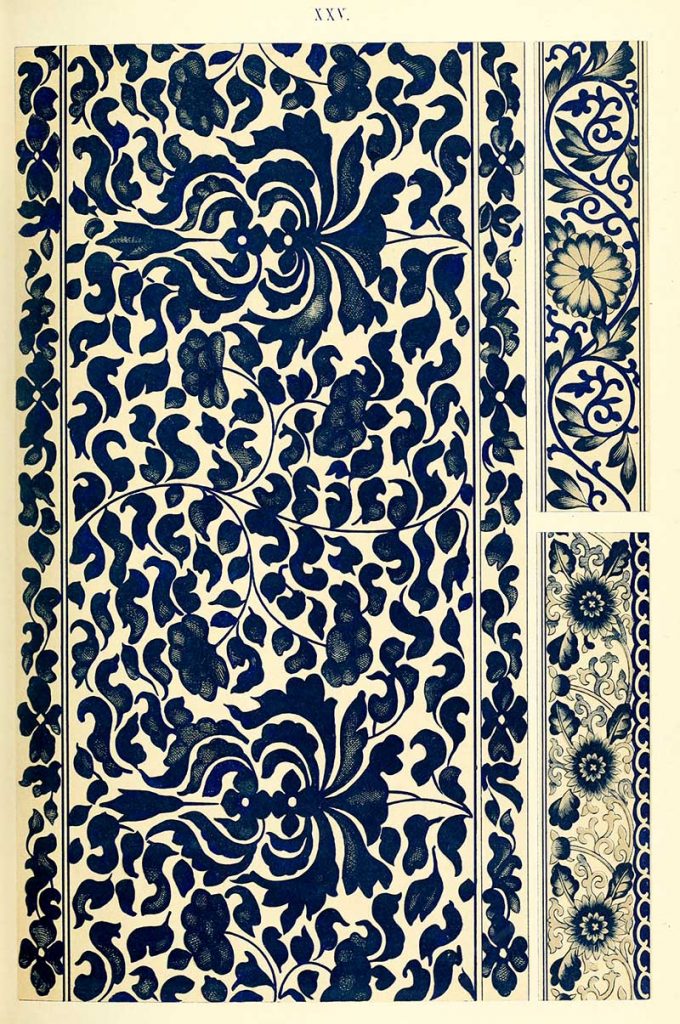 Free Colourful Traditional Chinese Patterns To Download - Picture Box Blue