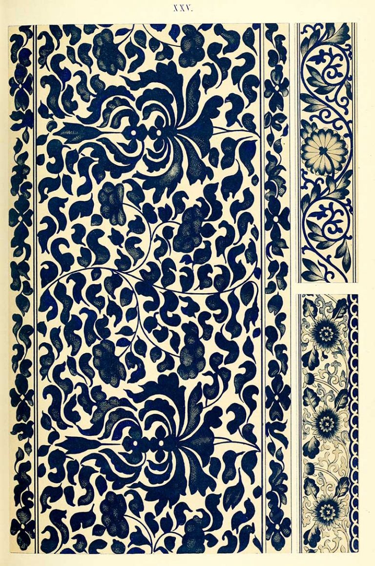 Free Colourful Traditional Chinese Patterns To Download - Picture Box Blue