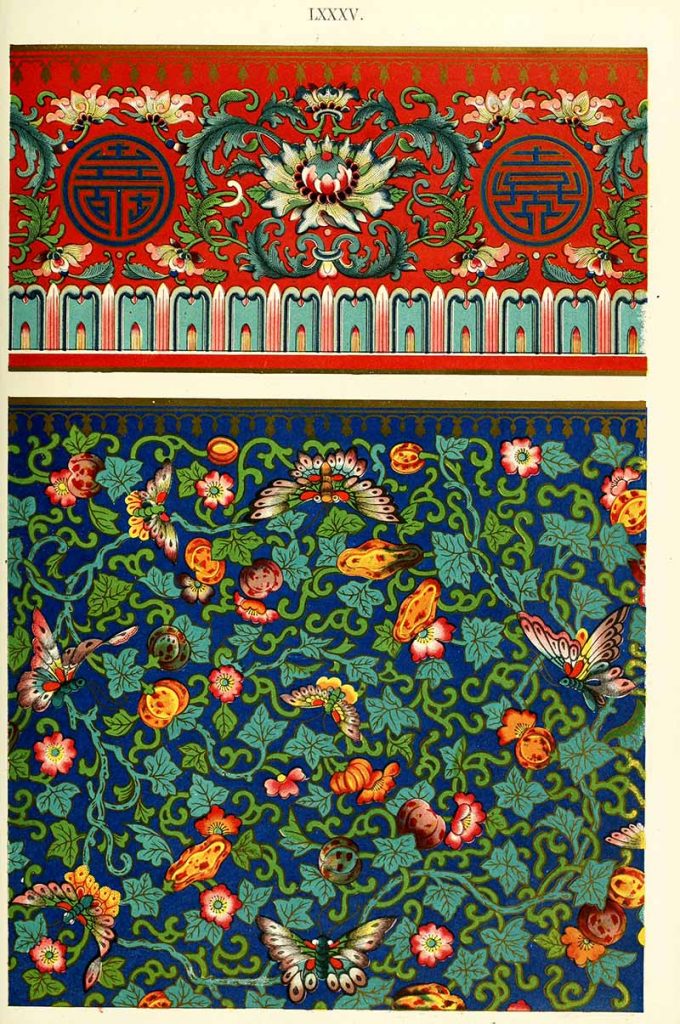 Free Colorful Traditional Chinese Patterns To Download - Picture Box Blue