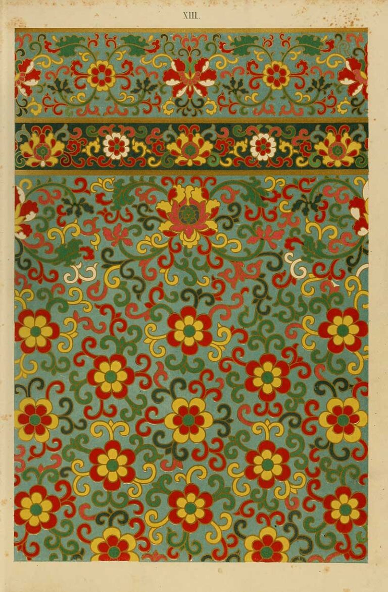 Free Colourful Traditional Chinese Patterns To Download - Picture Box Blue