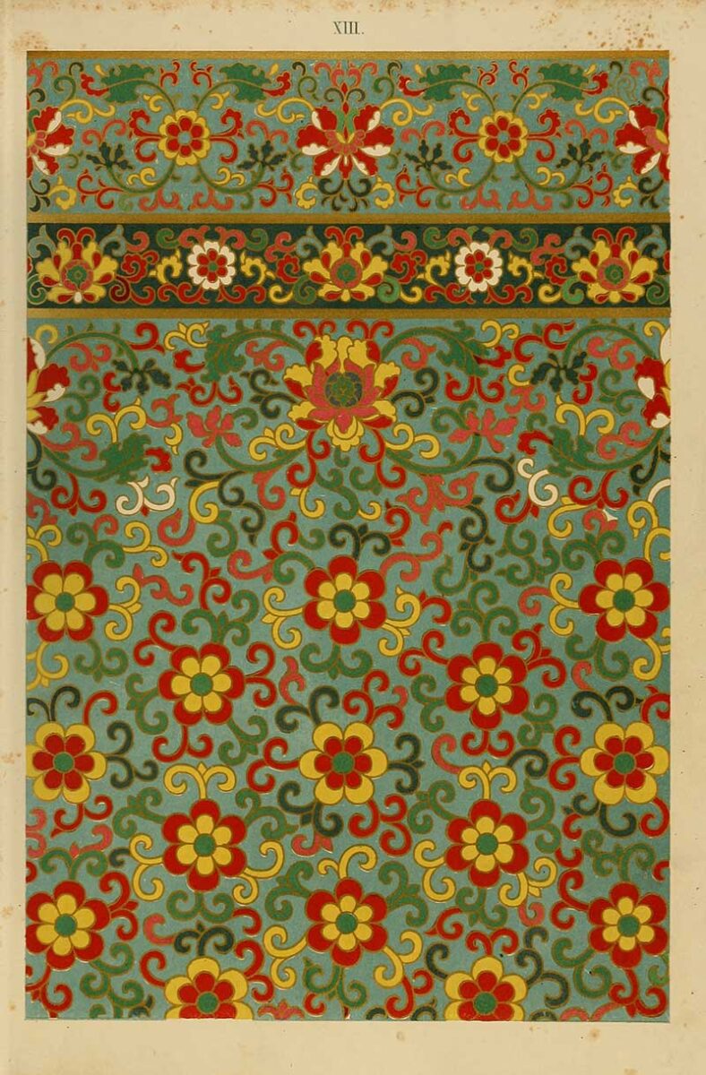 Free Colourful Traditional Chinese Patterns To Download - Picture Box Blue