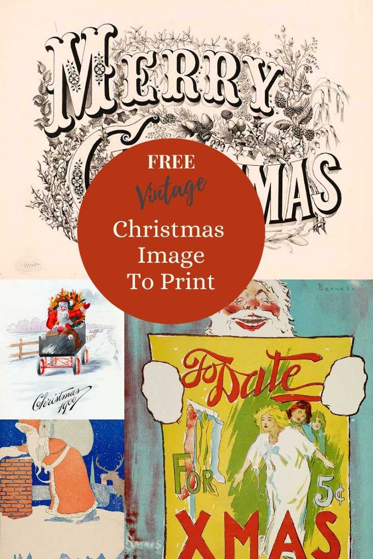 Vintage Christmas Images You’ll Love: Free Art Prints & Illustrations ...