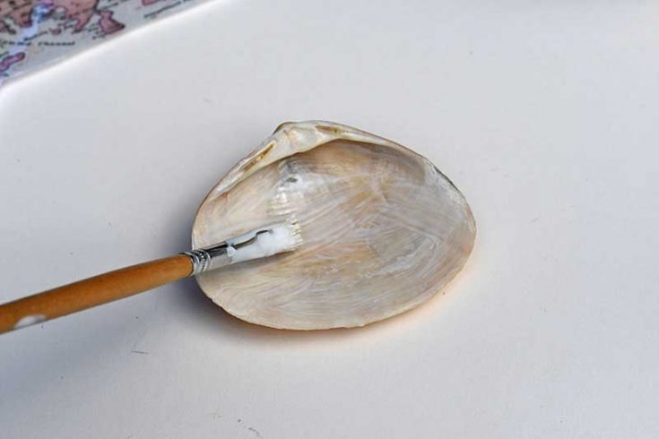 How To Make A Map Seashell Gift For Christmas - Picture Box Blue