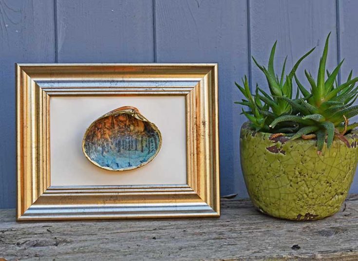 How To Make A Map Seashell Gift For Christmas - Picture Box Blue