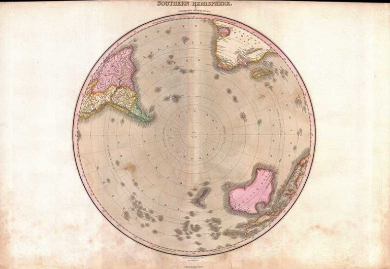 Wonderful Old Maps Of Antarctica To Download For Free - Picture Box Blue