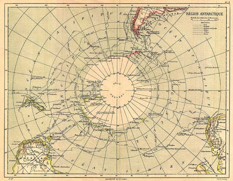 Wonderful Old Maps Of Antarctica To Download For Free - Picture Box Blue