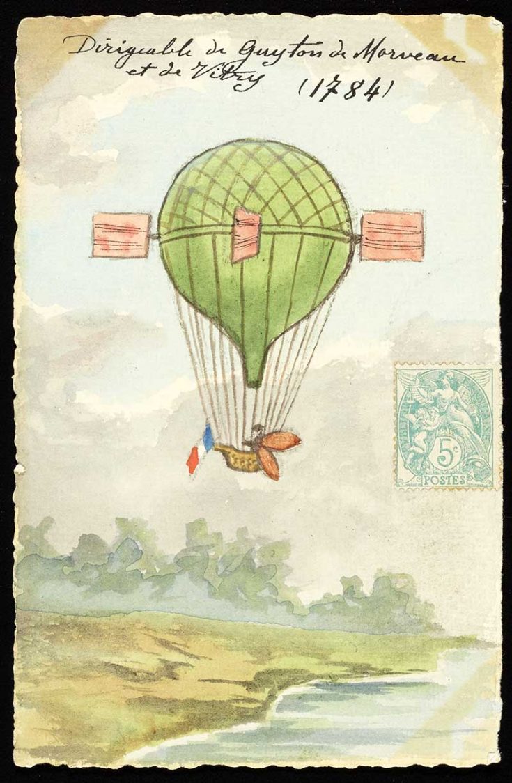 31 Stunning Free Vintage Hot Air Balloon Art Prints - Picture Box Blue