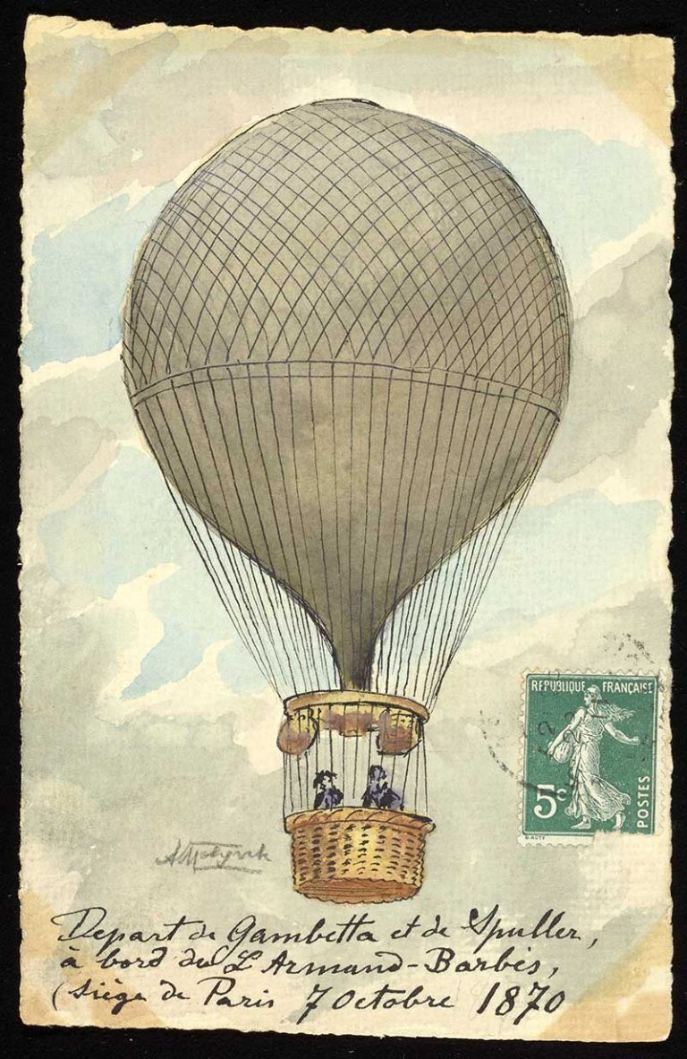 31 Stunning Free Vintage Hot Air Balloon Art Prints - Picture Box Blue