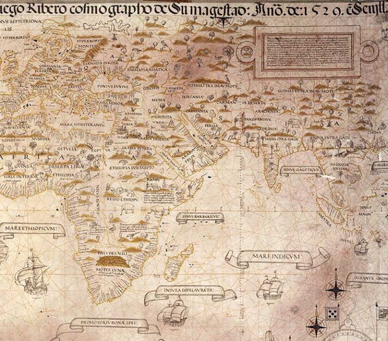 Old Maps of Africa To Print For Free - Picture Box Blue