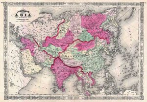 17 Wonderful Free Old Maps Of Asia To Print - Picture Box Blue