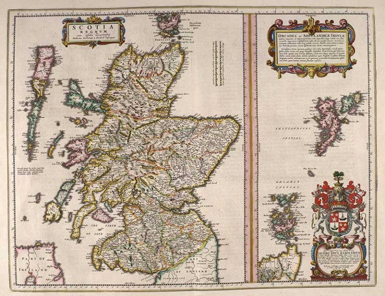 A Collection of Free Vintage Maps of Scotland - Pictureboxblue ...