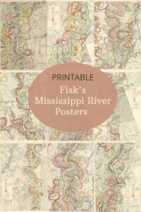 Free Old Mississippi River Maps Including Harold Fisks' - Picture Box Blue