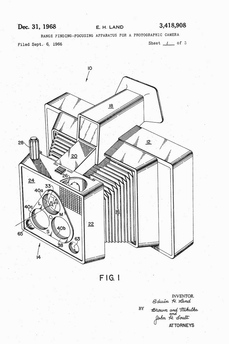 Free Fun Retro Camera Patents To Print - Picture Box Blue