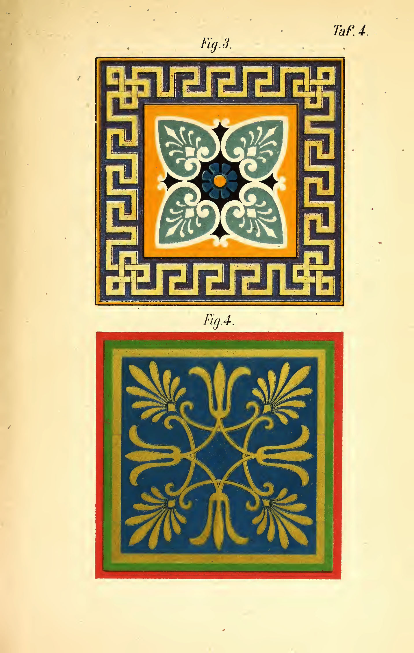 Free Vintage Color and Pattern Charts from Art Books - Picture Box Blue