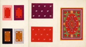 Free Vintage Colour and Pattern Charts from Art Books - Picture Box Blue