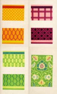 Free Vintage Colour and Pattern Charts from Art Books - Picture Box Blue