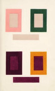 Free Vintage Colour and Pattern Charts from Art Books - Picture Box Blue