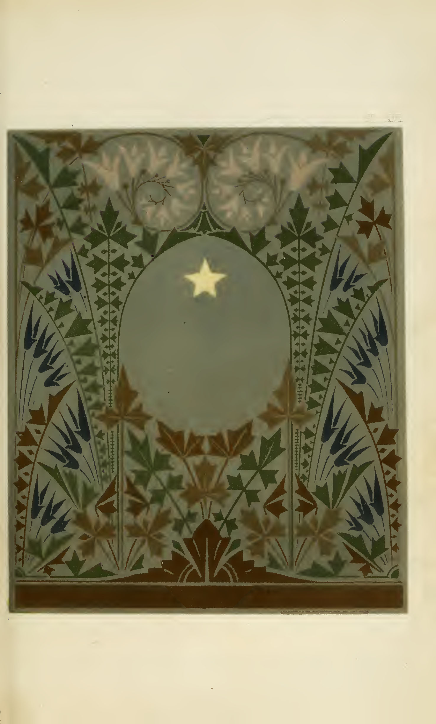 Free Decorative Christopher Dresser Design Prints - Picture Box Blue