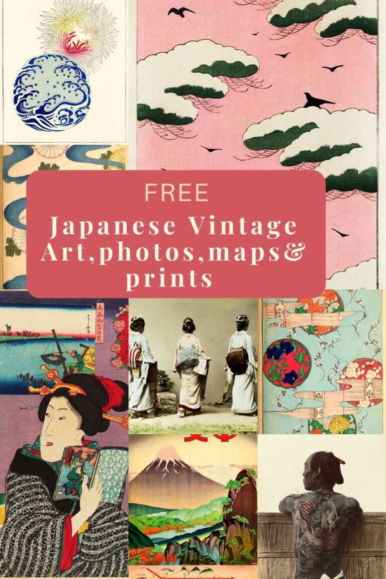 Wonderful Collection of Japanese Vintage Art, Prints, Images and Maps ...