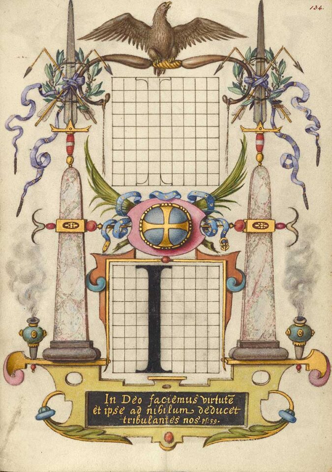 Free Old Calligraphy Letters Prints From Mira Calligraphiae Monumenta ...