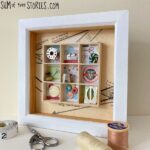 33 Inspiring Shadow Box Ideas To Unleash Your Creativity - Picture Box Blue