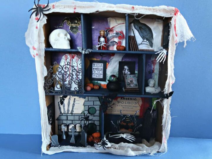 33 Inspiring Shadow Box Ideas To Unleash Your Creativity - Picture Box Blue