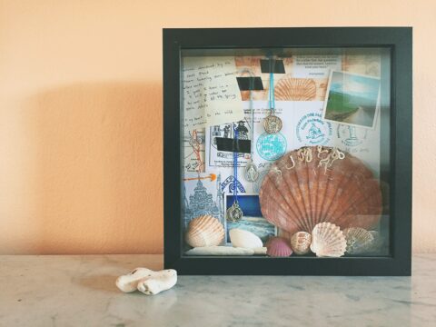33 Inspiring Shadow Box Ideas To Unleash Your Creativity - Picture Box Blue