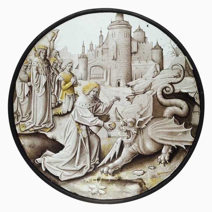 25 Free Vintage Dragon Pictures from Around the World - Picture Box Blue