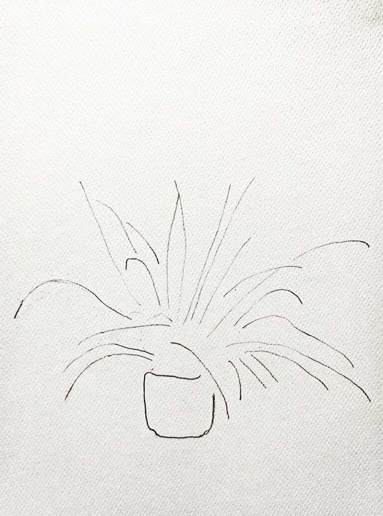 How to Draw a Fern and Create Your Botanical Garden Art - Picture Box Blue