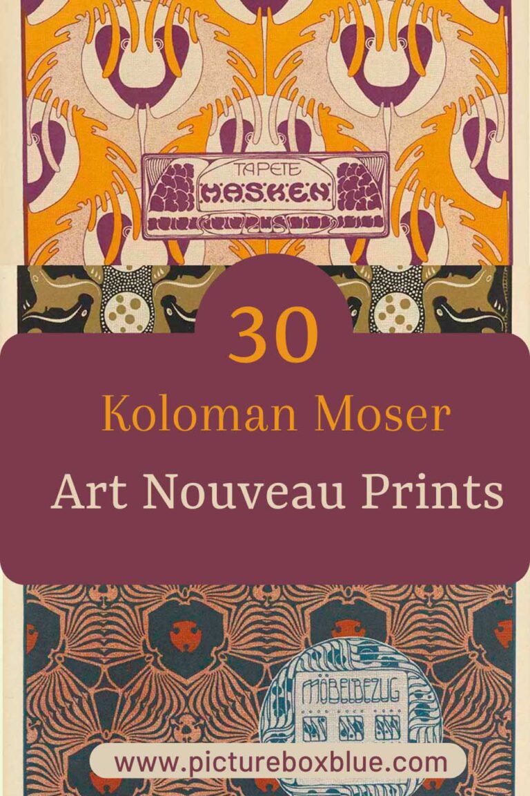 Bright, Bold, and Beautiful: Koloman Moser’s Art Nouveau Patterns ...