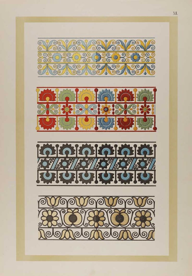 Free Stunning Folk Art Embroidery Patterns from the Past - Picture Box Blue