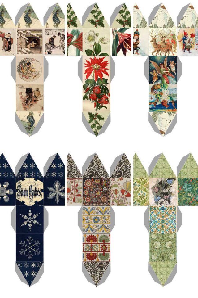 Unique Free Printable Christmas Ornaments for a Retro Look - Picture ...