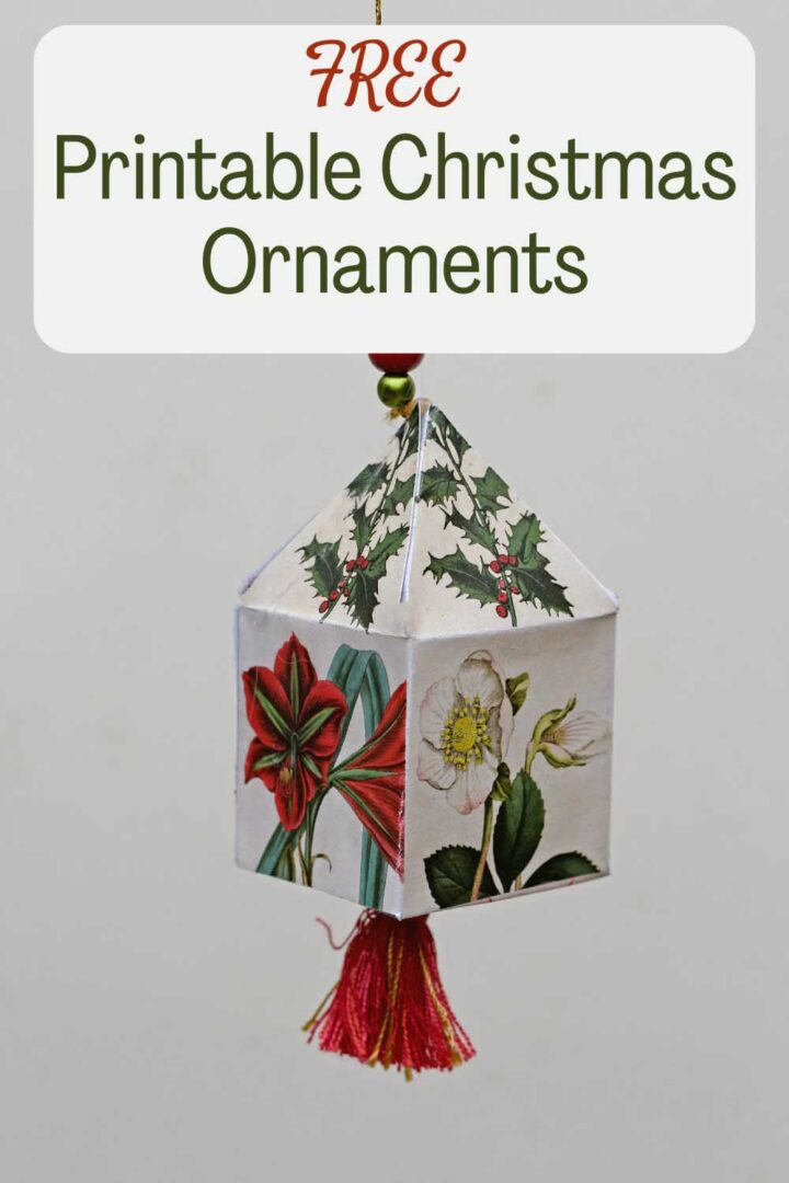 Unique Free Printable Christmas Ornaments for a Retro Look - Picture ...