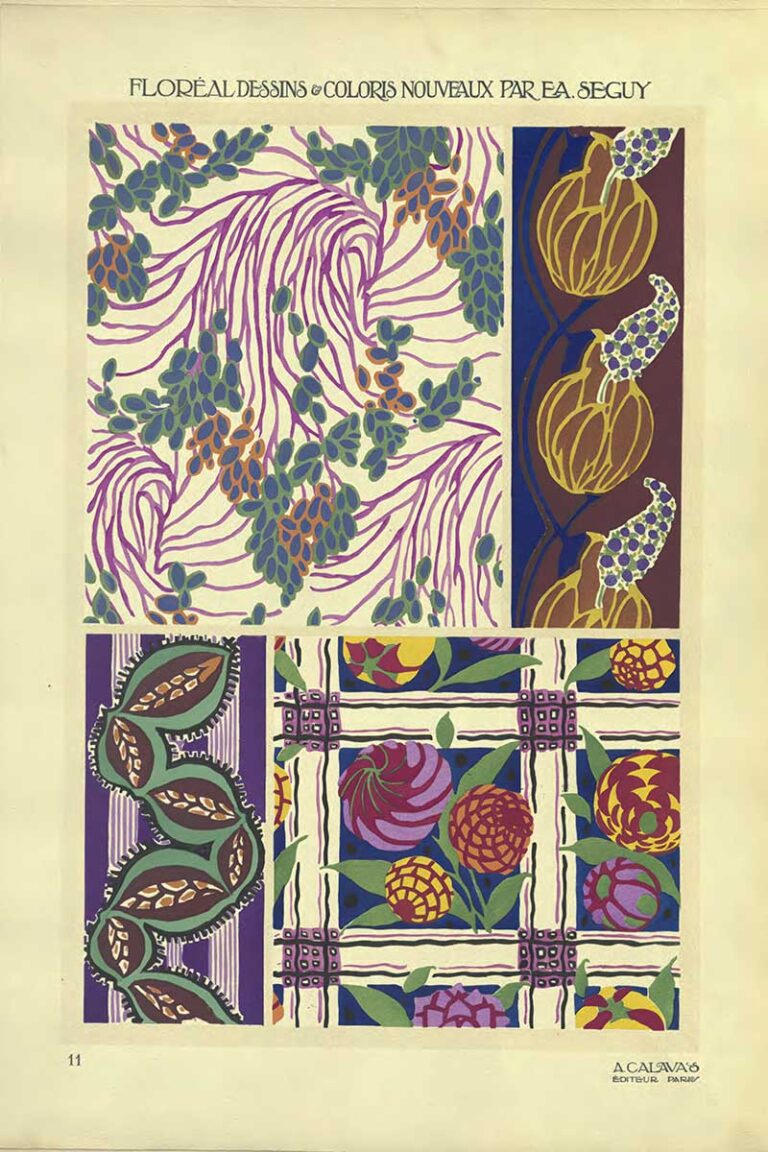 Séguy’s Floréal: 20 Stunning Art Nouveau Flower Pattern Designs ...