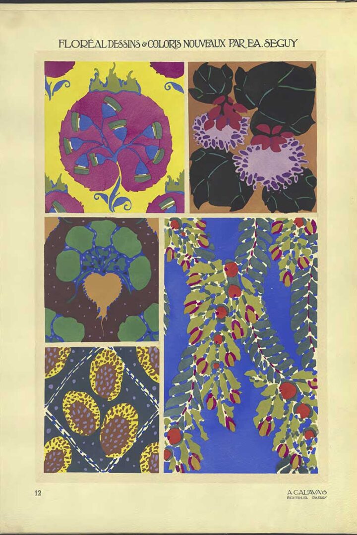 Séguy’s Floréal: 20 Stunning Art Nouveau Flower Pattern Designs ...