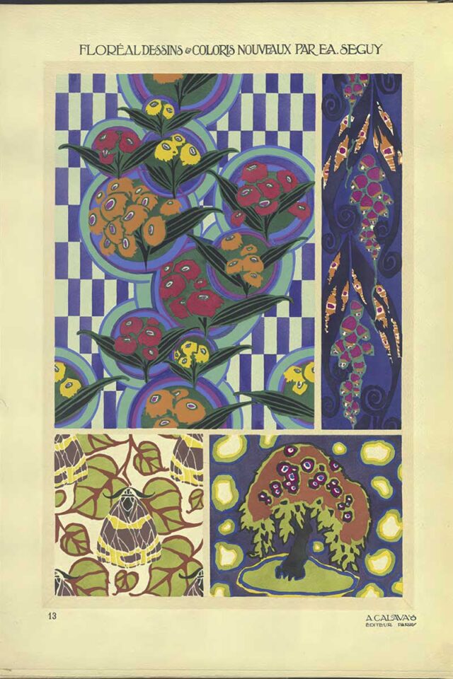 Séguy’s Floréal: 20 Stunning Art Nouveau Flower Pattern Designs ...