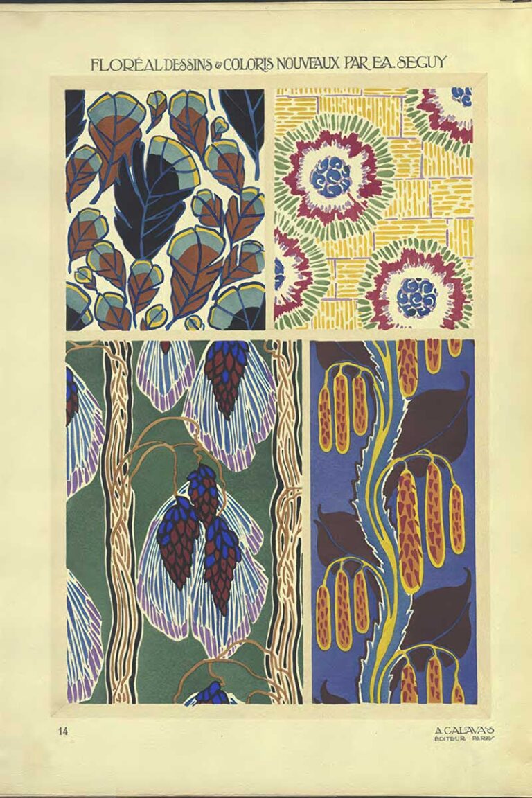Séguy’s Floréal: 20 Stunning Art Nouveau Flower Pattern Designs ...