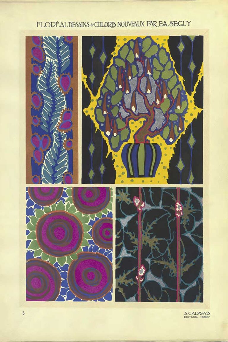 Séguy’s Floréal: 20 Stunning Art Nouveau Flower Pattern Designs ...