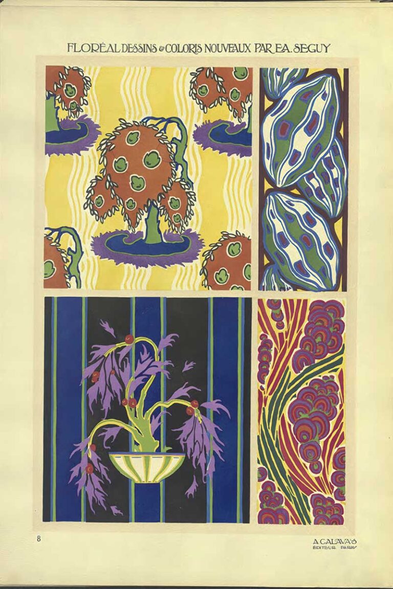 Séguy’s Floréal: 20 Stunning Art Nouveau Flower Pattern Designs ...